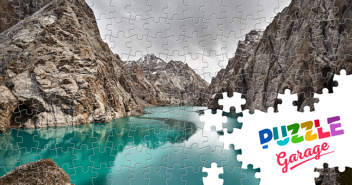 Lake Köl-Suu Jigsaw Puzzle (Nature, Lakes) | Puzzle Garage