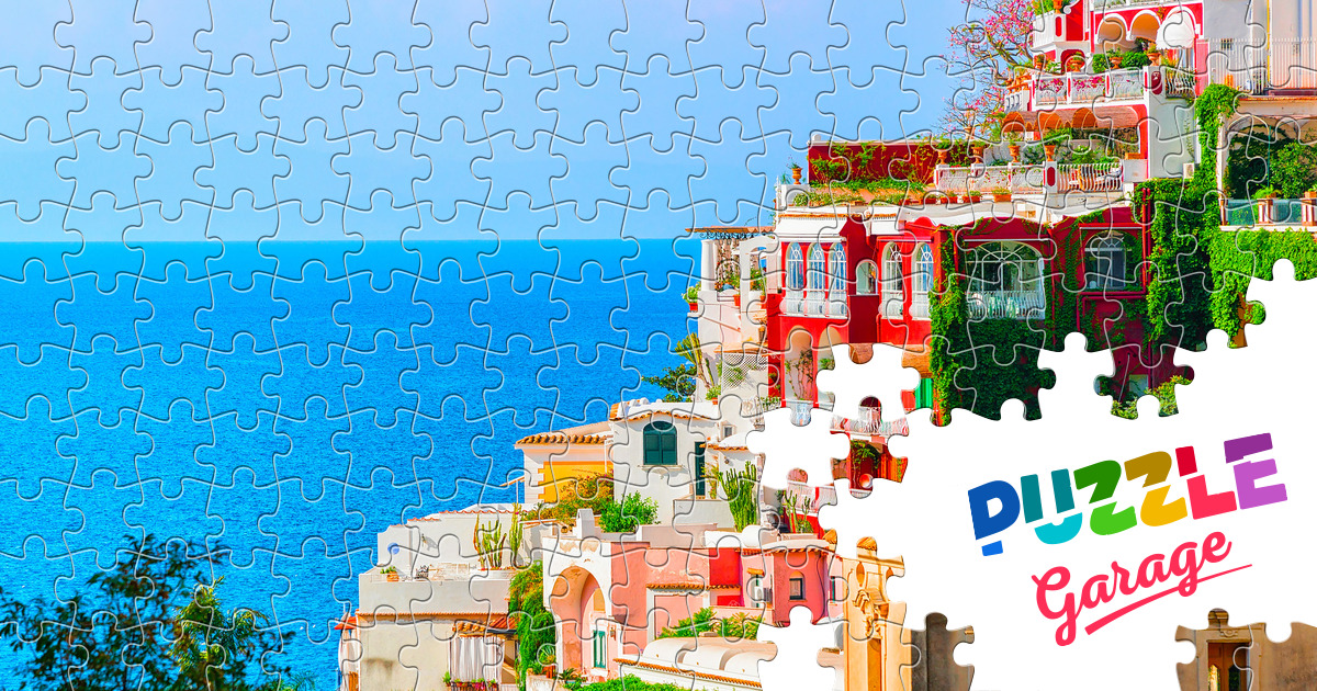 Villas in Positano Jigsaw Puzzle (Countries, Italy) | Puzzle Garage