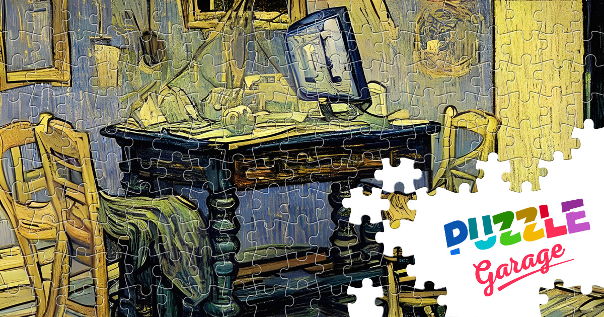 Drawing in the Van Gogh style Jigsaw Puzzle (Art, Painting) | Puzzle Garage