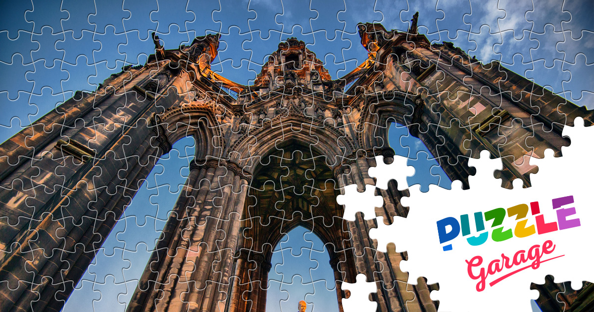 Scott Monument Jigsaw Puzzle (Countries, Great Britain) | Puzzle Garage