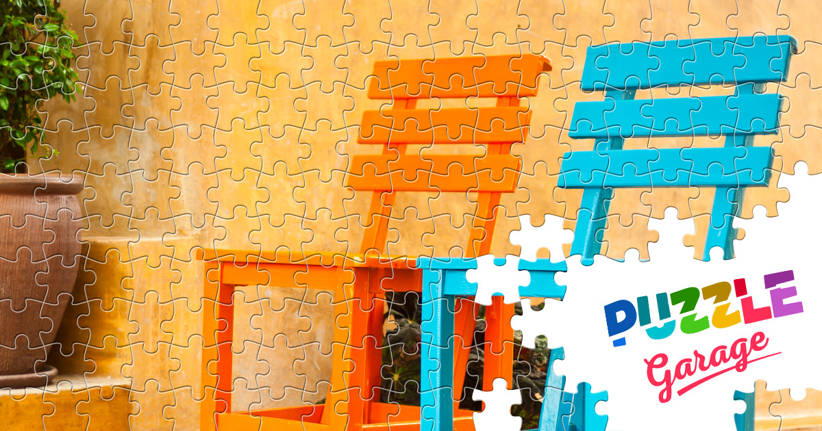 Two wooden chairs Jigsaw Puzzle (Home, Interiors) | Puzzle Garage