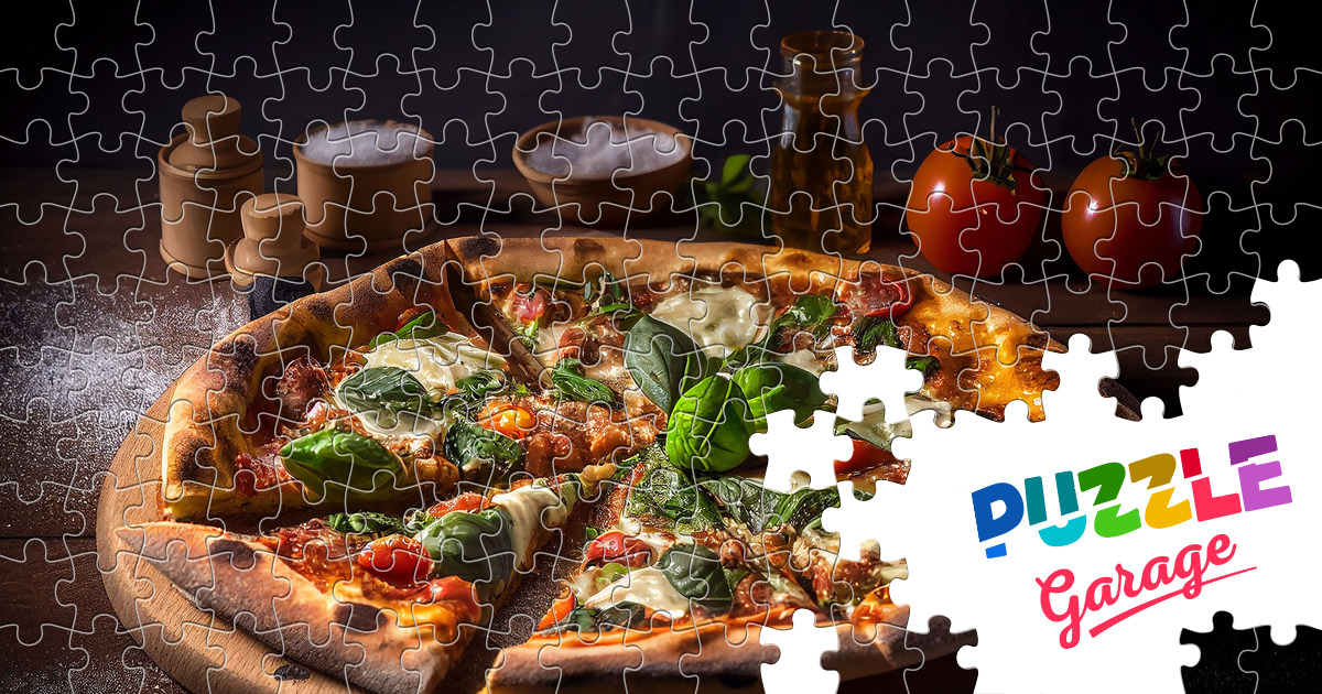 Pepperoni Pizza Jigsaw Puzzle (Home, Food) | Puzzle Garage