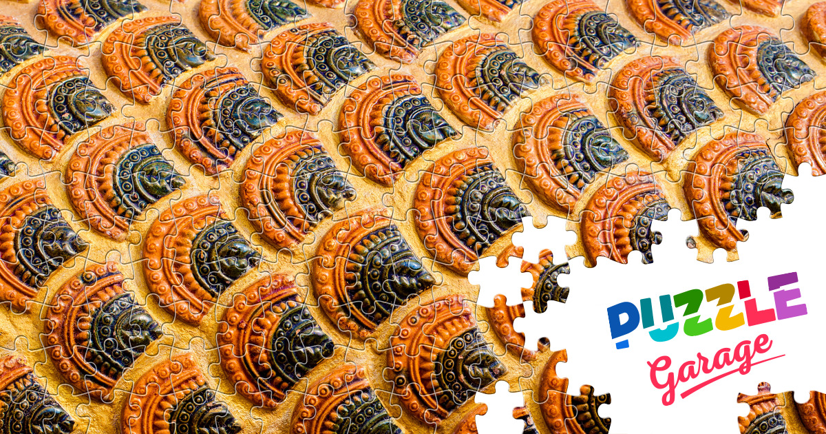 Plaster - fish scales Jigsaw Puzzle (Countries, Thailand) | Puzzle Garage