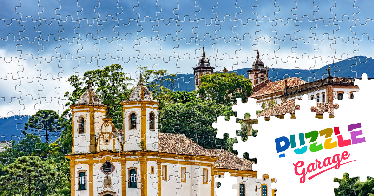 Church of St. Francis, Ouro Preto Jigsaw Puzzle (Countries, Brazil ...