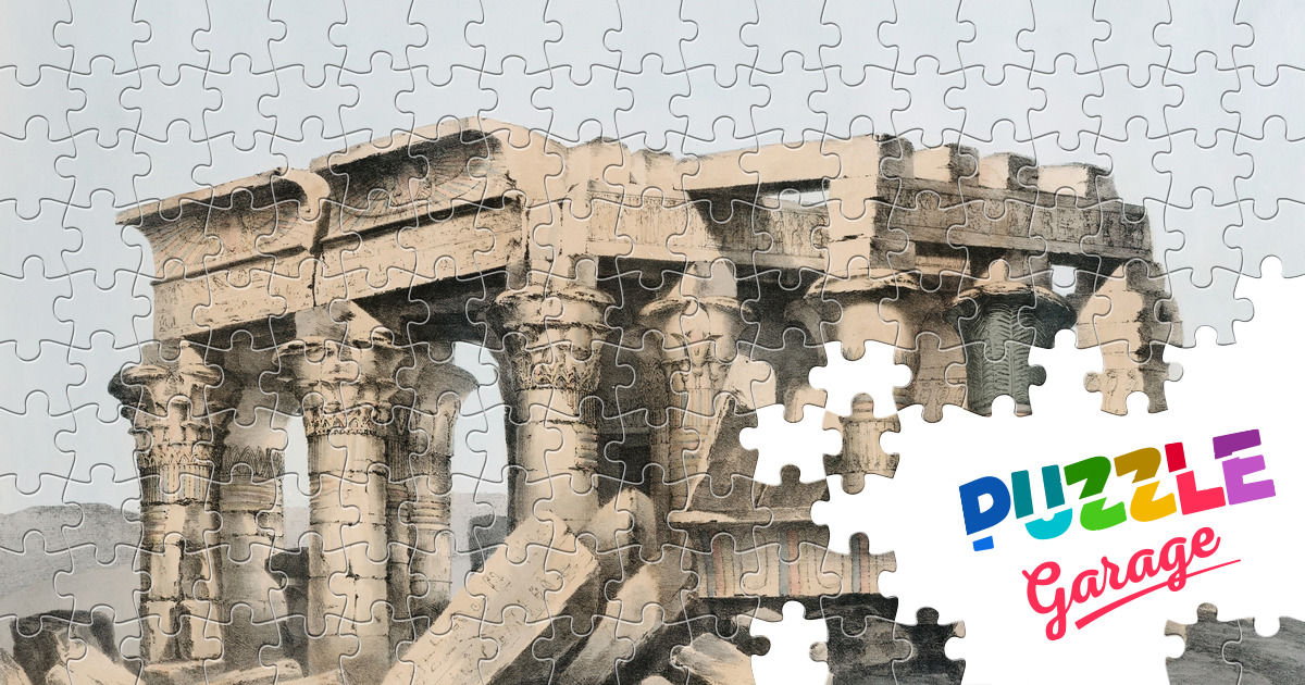 Illustrations of the ruins of the tombs of the kings in Thebes Jigsaw ...