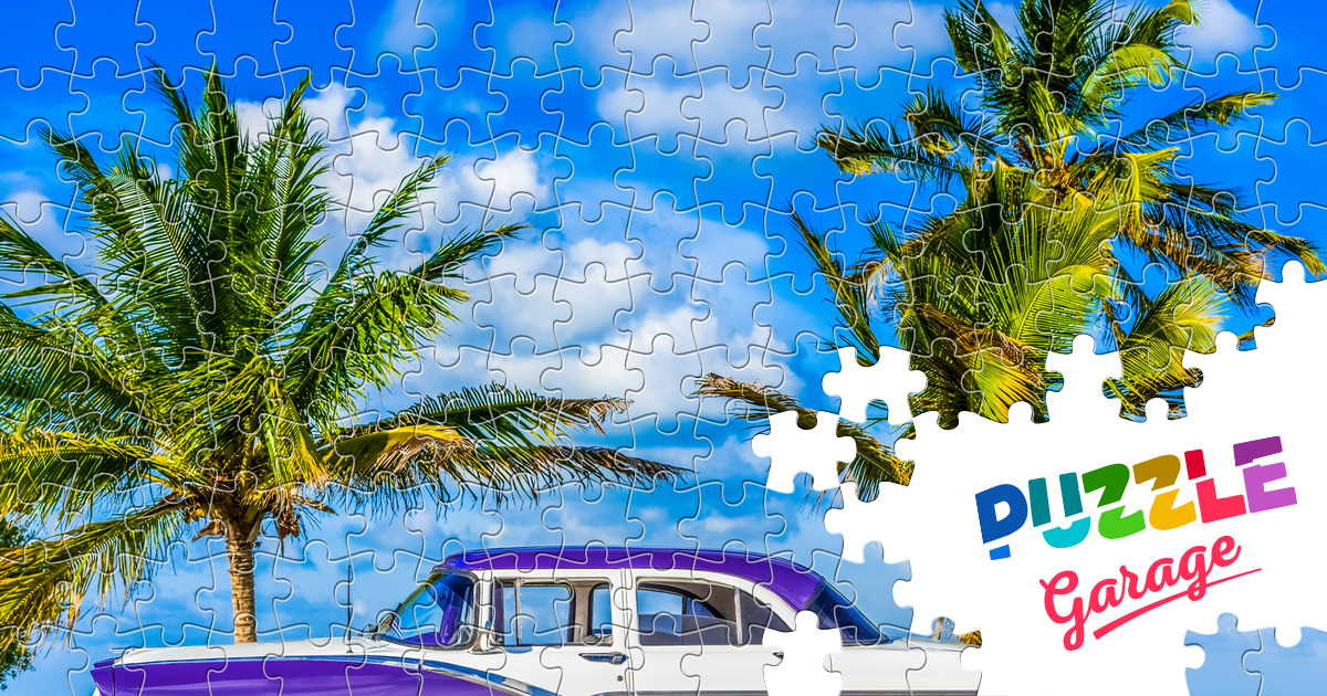 Car near the beach Jigsaw Puzzle (Technics, Auto) | Puzzle Garage