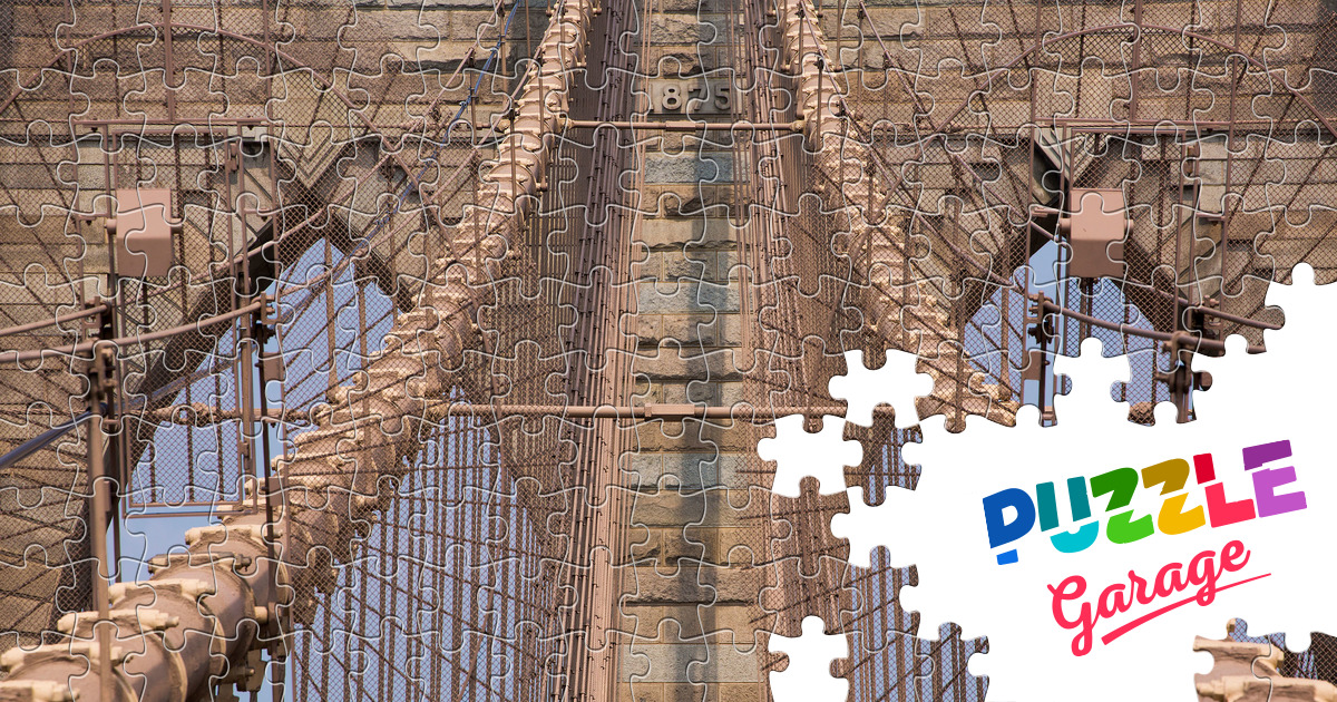 Details of the Brooklyn Bridge Jigsaw Puzzle (Architecture, Bridges ...