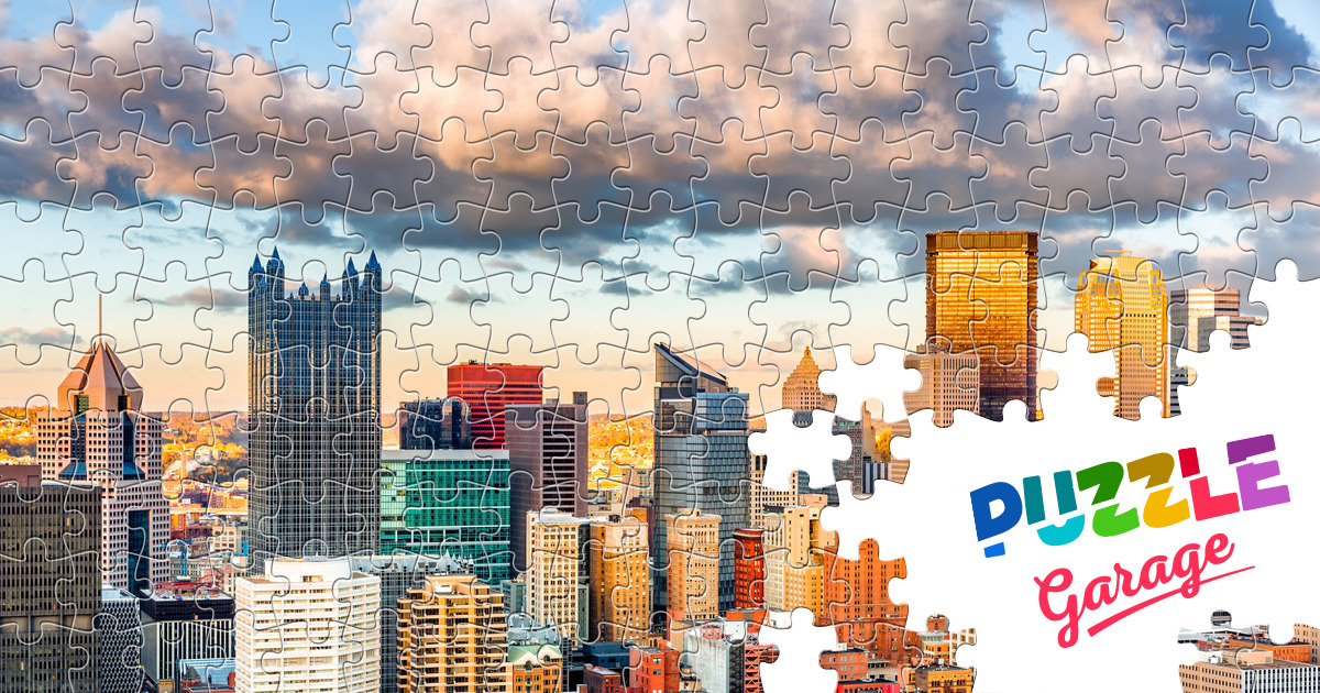 Skyscrapers of Pittsburgh Jigsaw Puzzle (Countries, USA) | Puzzle Garage
