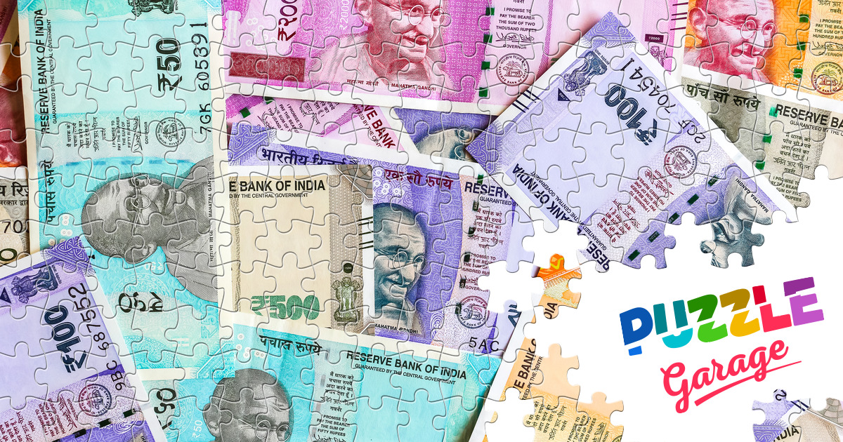 Indian rupee Jigsaw Puzzle (Other, Money) | Puzzle Garage