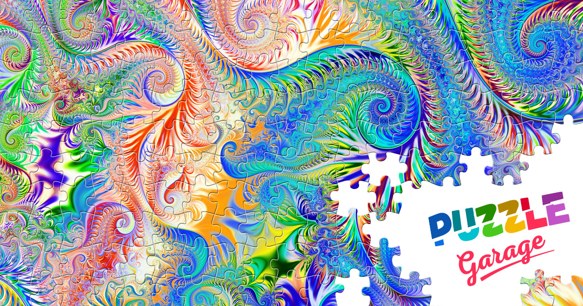 Abstract multicolored pattern Jigsaw Puzzle (Other, Abstraction ...
