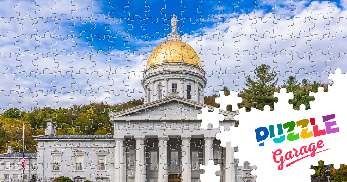 Vermont State Capitol Jigsaw Puzzle (Countries, USA) | Puzzle Garage