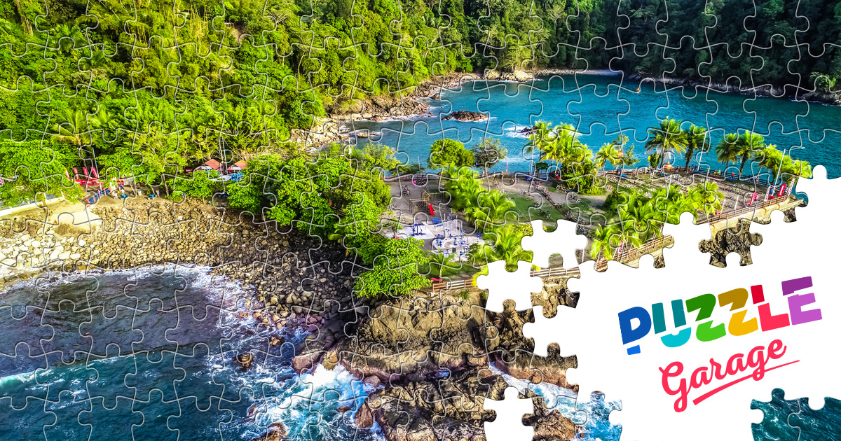 Beach view Jigsaw Puzzle (Countries, Costa Rica) | Puzzle Garage