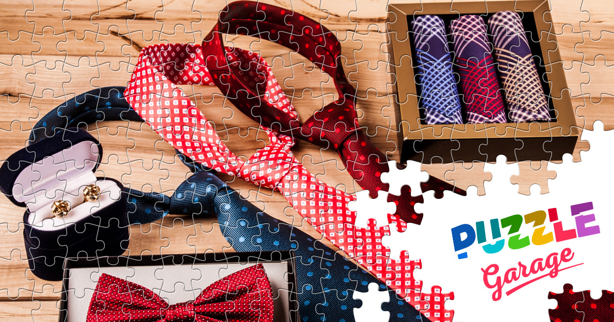 Butterfly, ties and cufflinks Jigsaw Puzzle (Holidays, Wedding ...