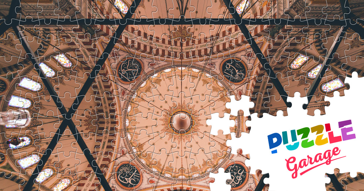 Fatih Mosque Jigsaw Puzzle (Countries, Turkey) | Puzzle Garage