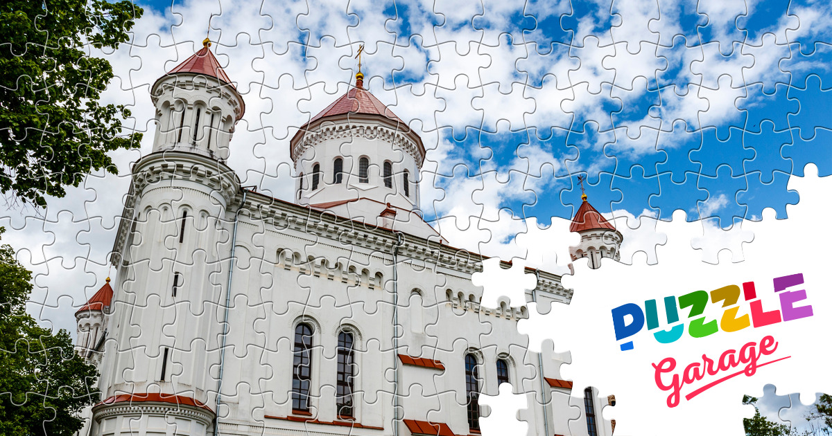 Prechistensky Cathedral, Vilnius Jigsaw Puzzle (Countries, Lithuania ...