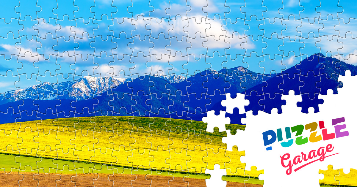 Mountains and fields Jigsaw Puzzle (Countries, Slovakia) | Puzzle Garage