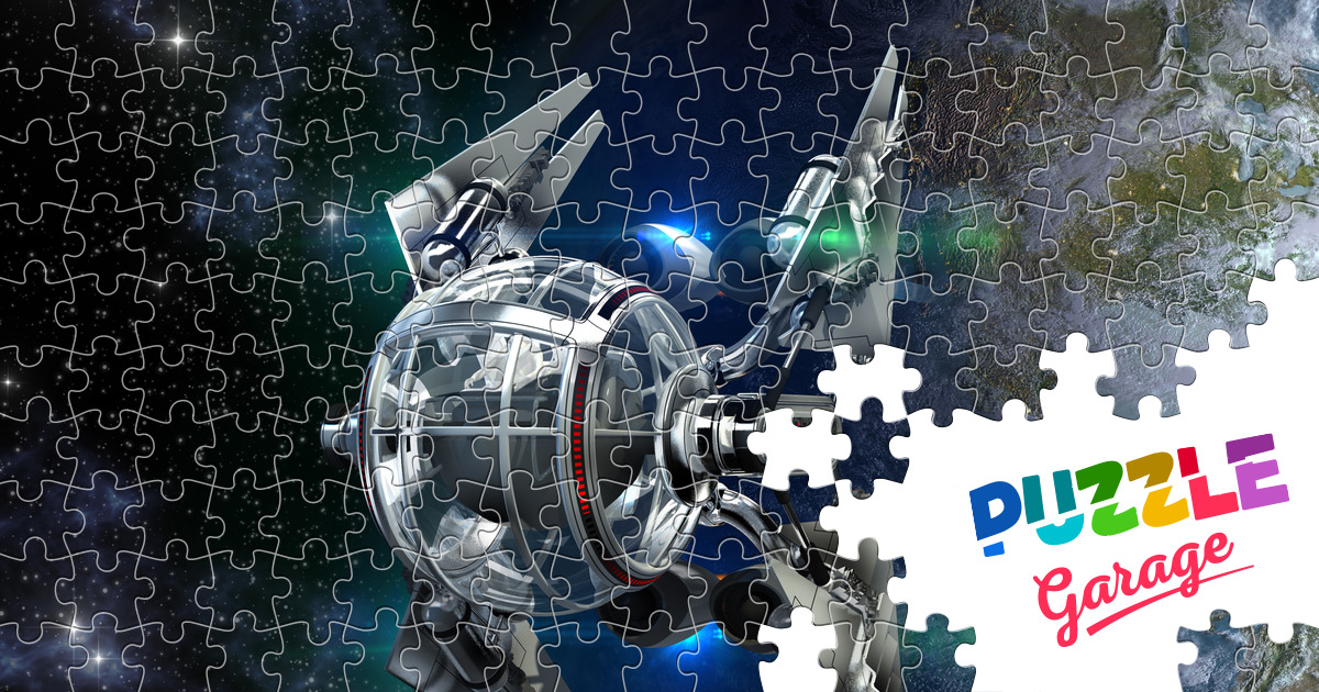 Spherical spaceship Jigsaw Puzzle (Space, Cosmonautics) | Puzzle Garage