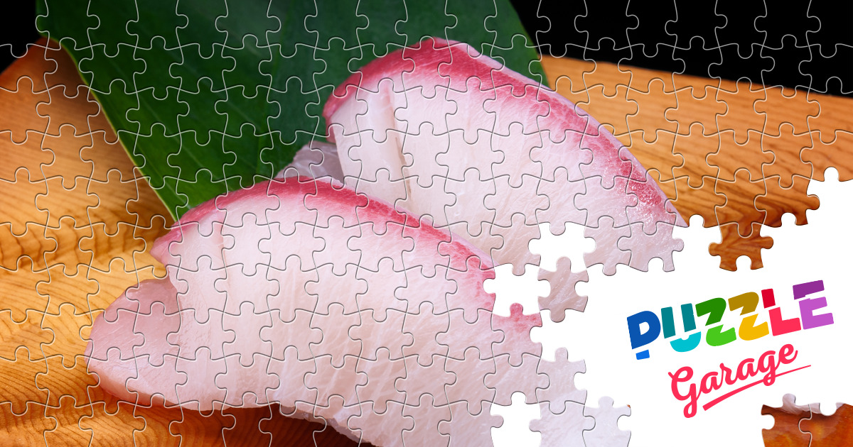 Sashimi Hamachi Jigsaw Puzzle (Home, Food) | Puzzle Garage