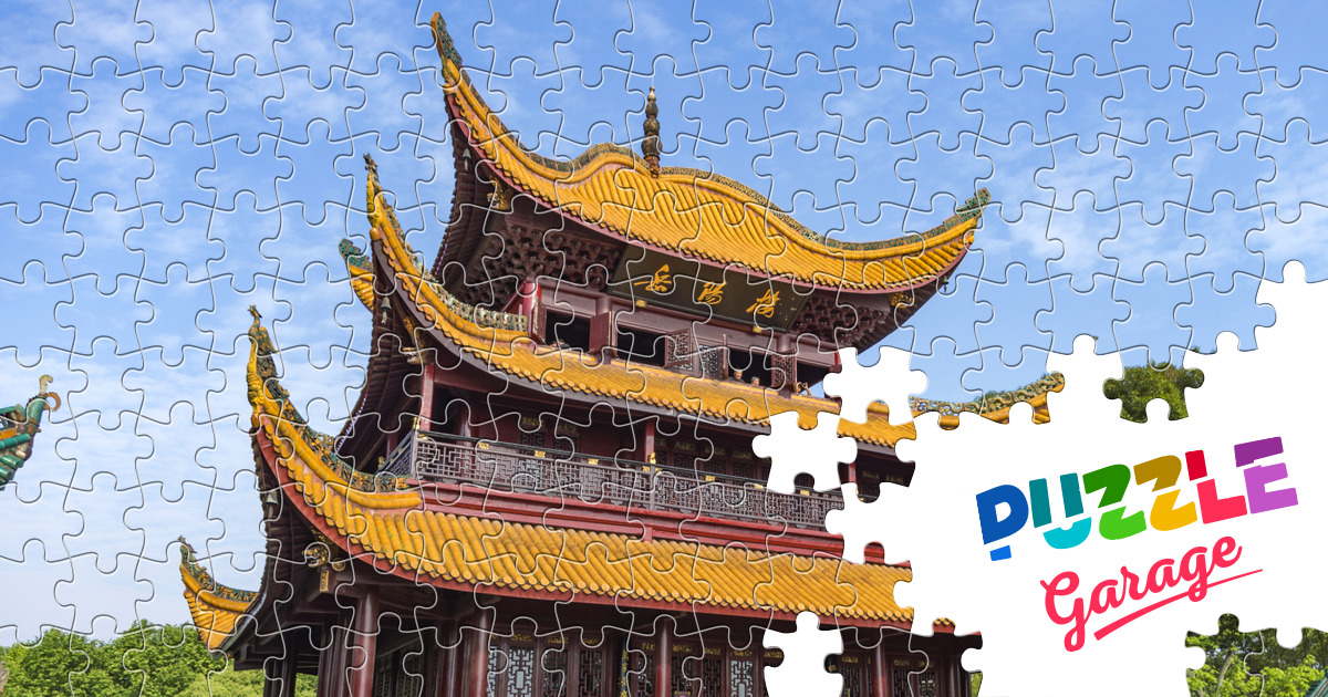 Yueyang Tower Jigsaw Puzzle (Countries, China) | Puzzle Garage