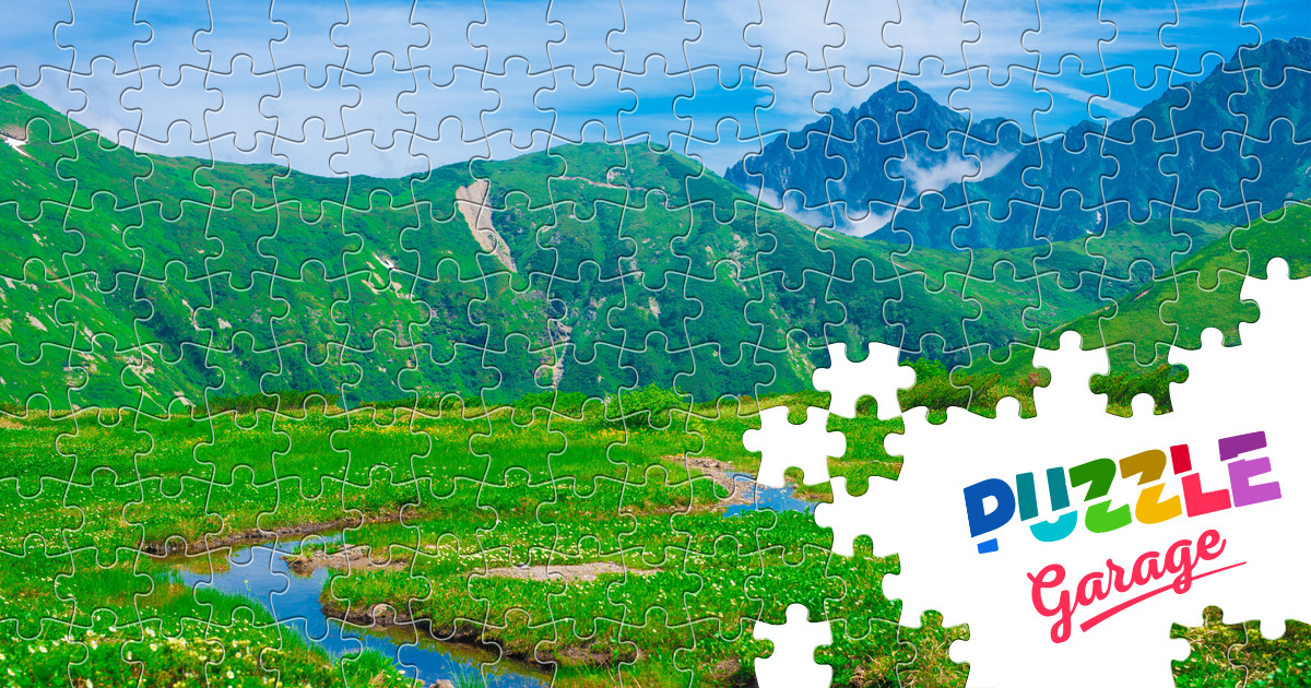 Mount Tateyama in Toyama Jigsaw Puzzle (Countries, Japan) | Puzzle Garage