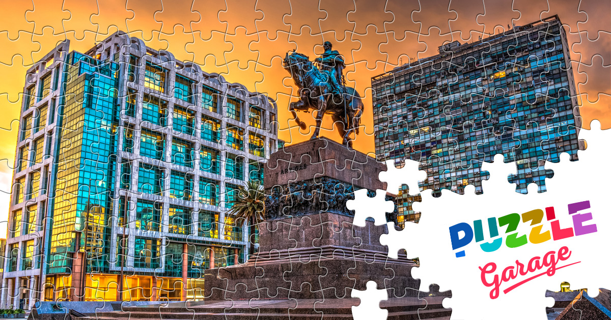 Independence Square, Montevideo Jigsaw Puzzle (Art, Sculpture) | Puzzle ...