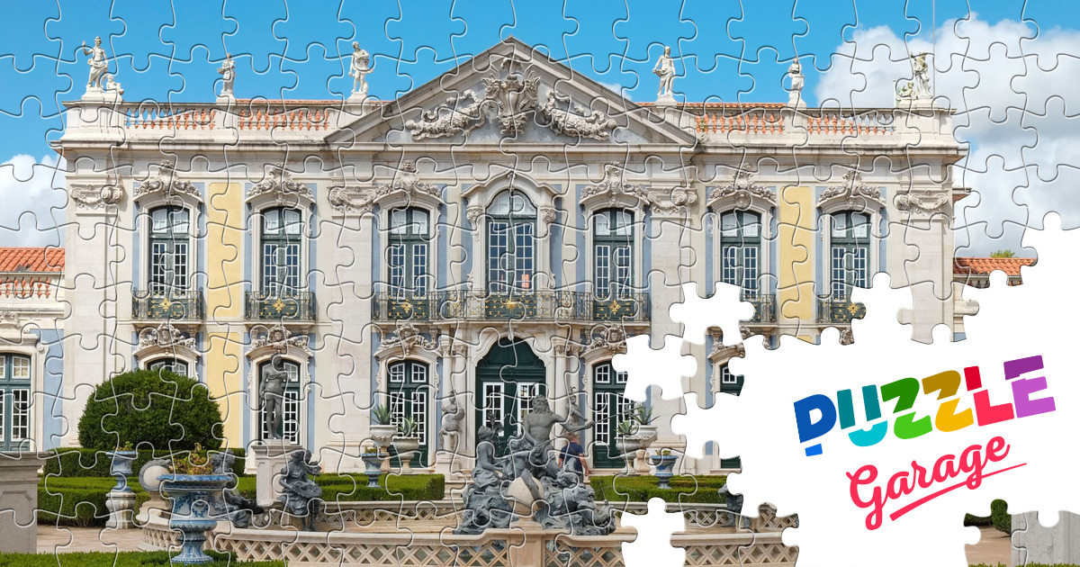 Inner courtyard of the Ajuda Palace in Lisbon Jigsaw Puzzle (Countries, Portugal) | Puzzle Garage