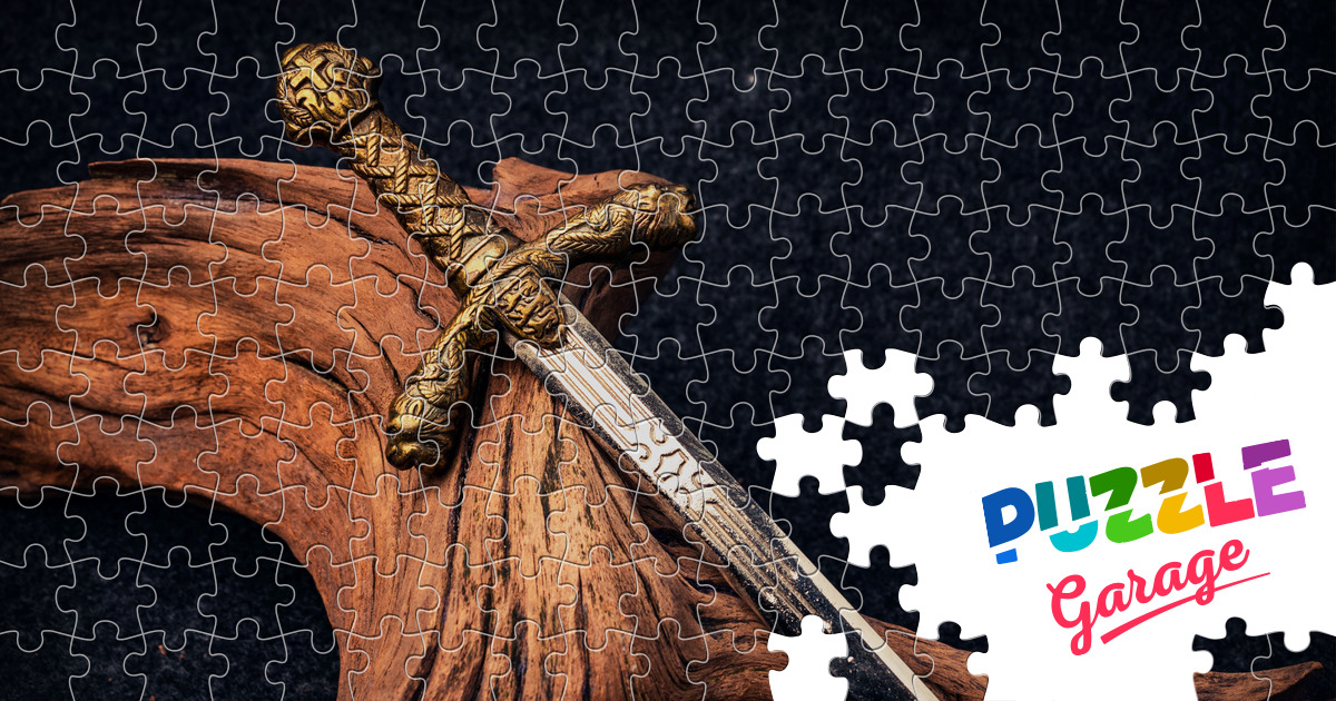 Knight's sword Jigsaw Puzzle (Stuff, Weapons) | Puzzle Garage