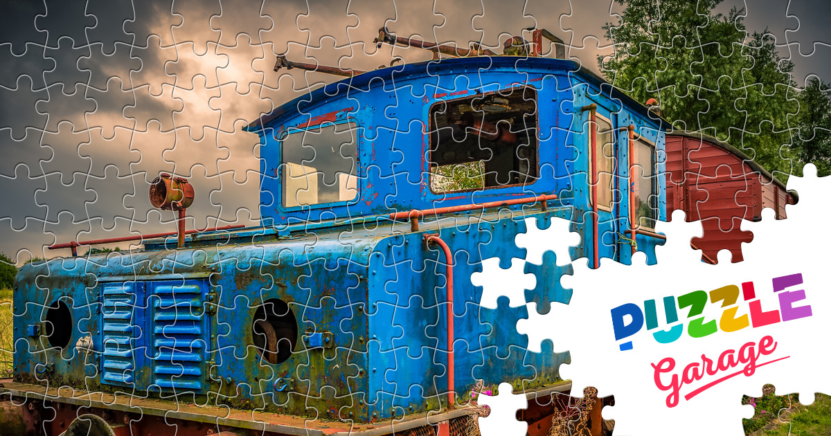 Old locomotive Jigsaw Puzzle (Technics, Trains) | Puzzle Garage