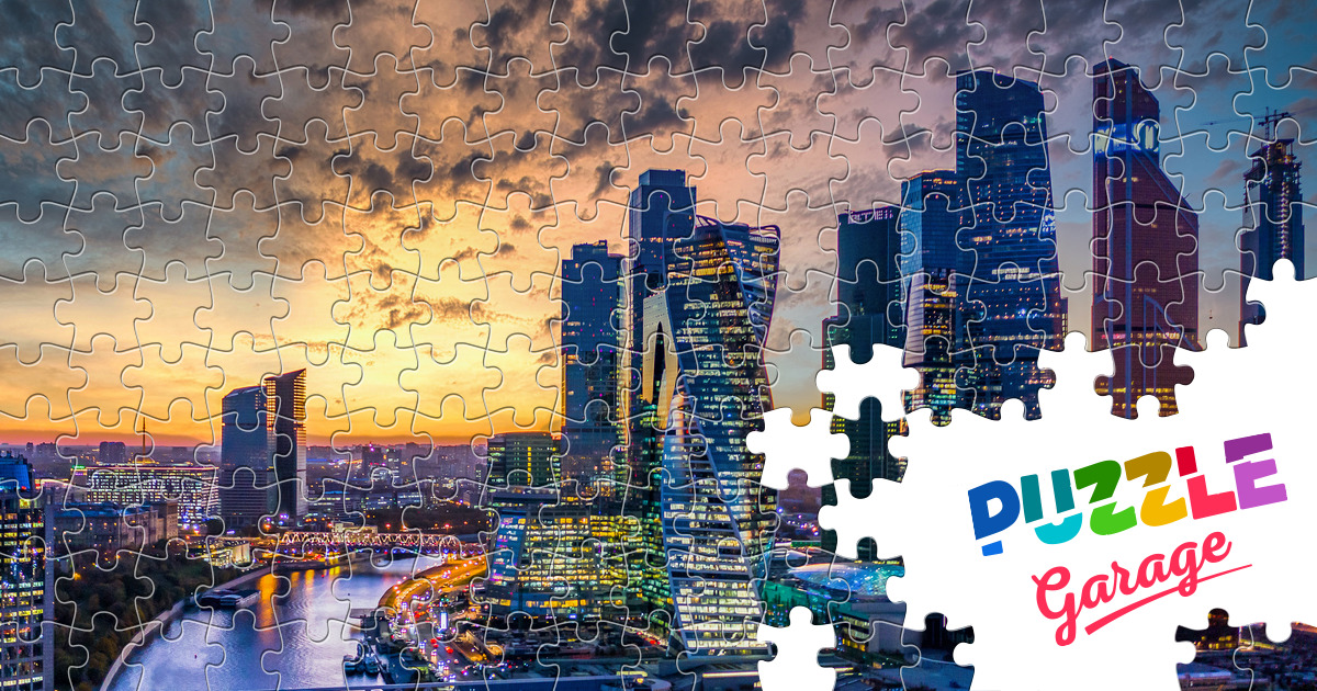 Moscow City Jigsaw Puzzle (Countries, Russia) | Puzzle Garage