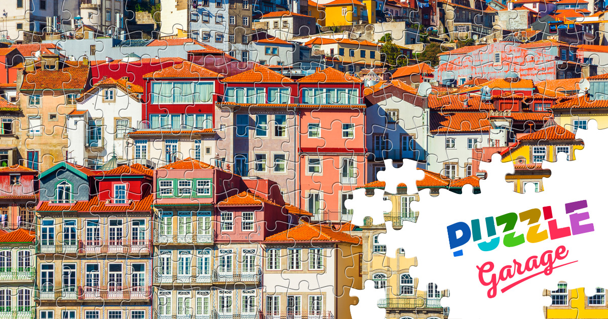 Porto city buildings architecture Jigsaw Puzzle (Countries, Portugal ...