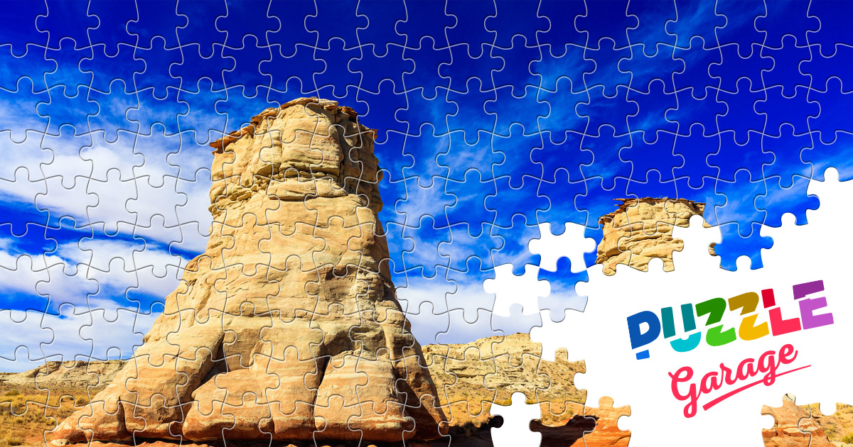 Arizona desert rock formations Jigsaw Puzzle (Countries, USA) | Puzzle ...