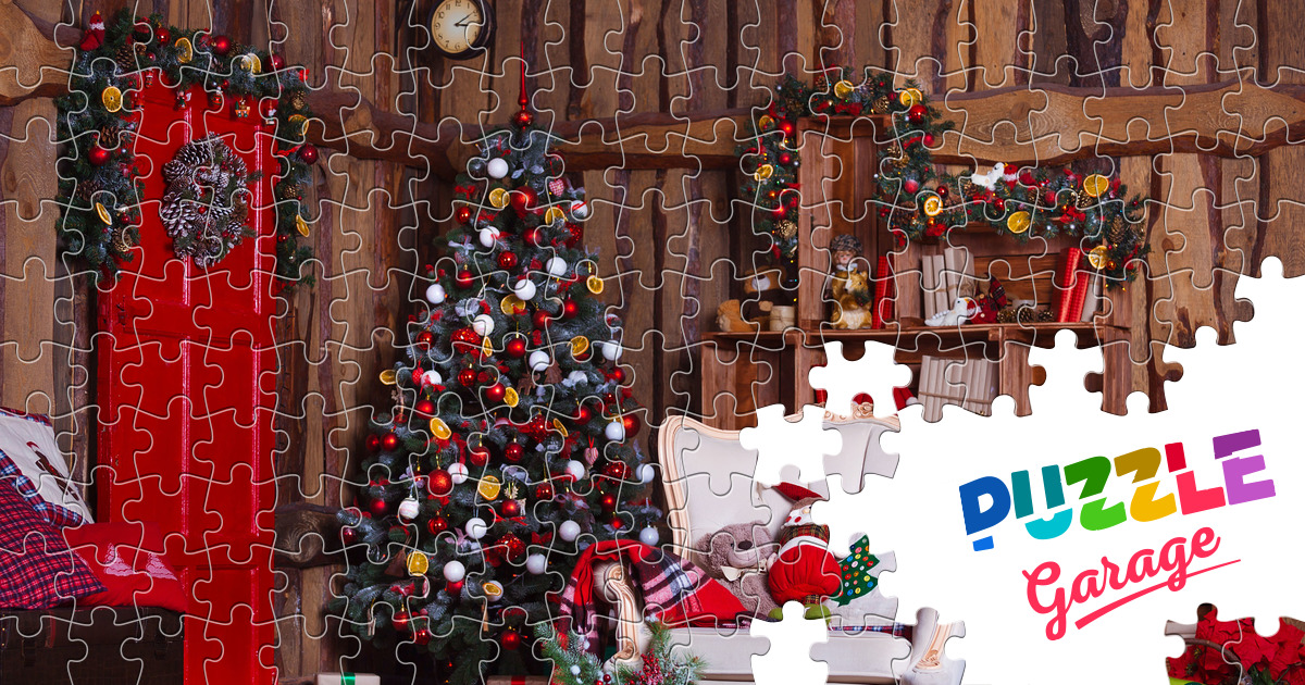 Beautiful christmas room Jigsaw Puzzle (Holidays, Christmas) | Puzzle ...