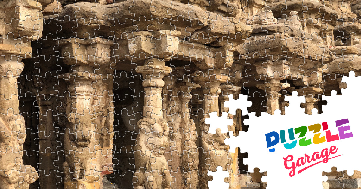 Kanchi Kailasanatar Temple Jigsaw Puzzle (Countries, India) | Puzzle Garage