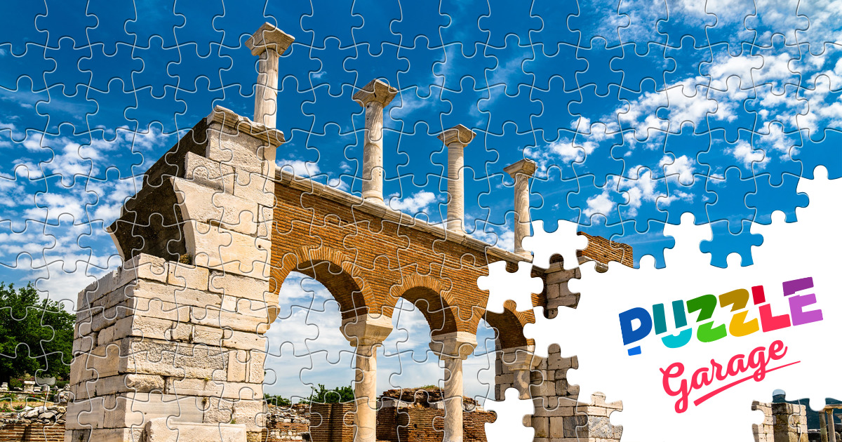 Ruins of St. John's Basilica Jigsaw Puzzle (Countries, Turkey) | Puzzle ...