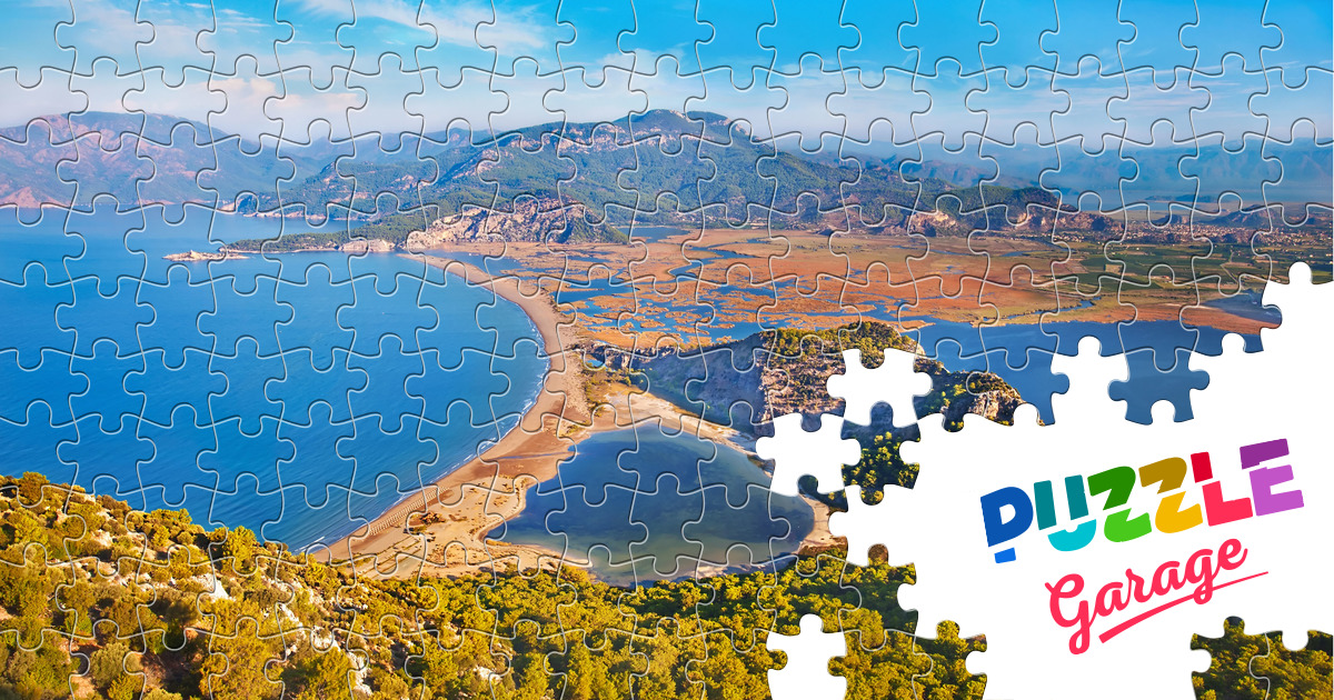 Iztuzu Beach and Dalyan Delta Jigsaw Puzzle (Countries, Turkey ...