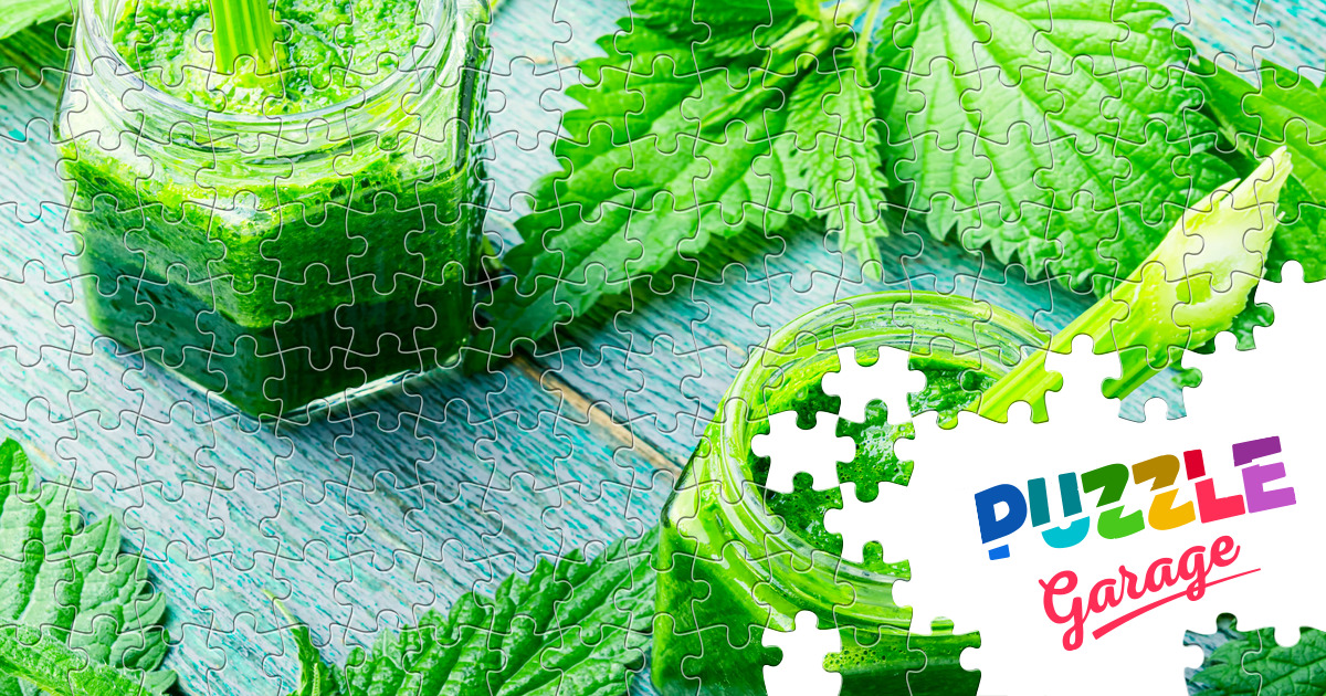 Nettle smoothie Jigsaw Puzzle (Home, Food) | Puzzle Garage
