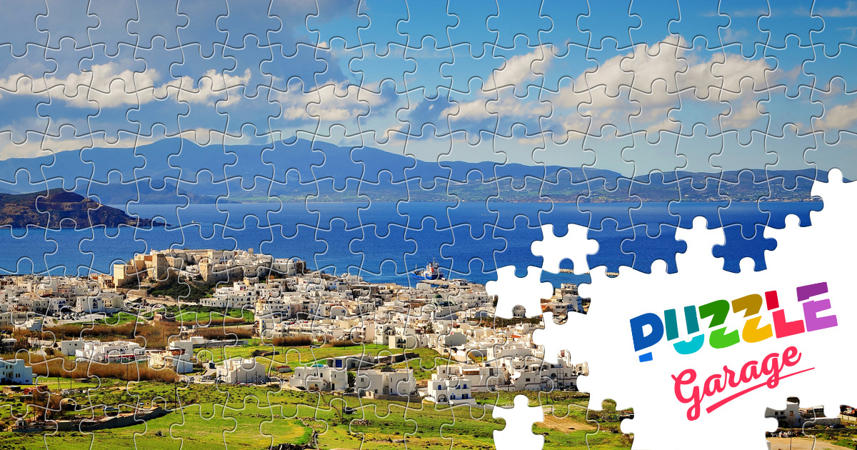 City of Naxos Jigsaw Puzzle (Countries, Greece) | Puzzle Garage
