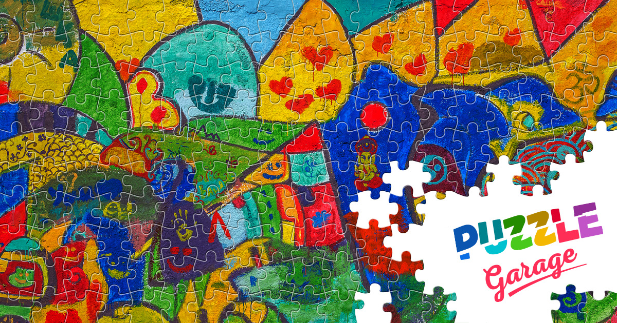 Abstract street graffiti Jigsaw Puzzle (Art, Graffiti) | Puzzle Garage