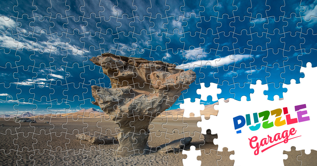 Stones in the desert Jigsaw Puzzle (Nature, Desert) | Puzzle Garage