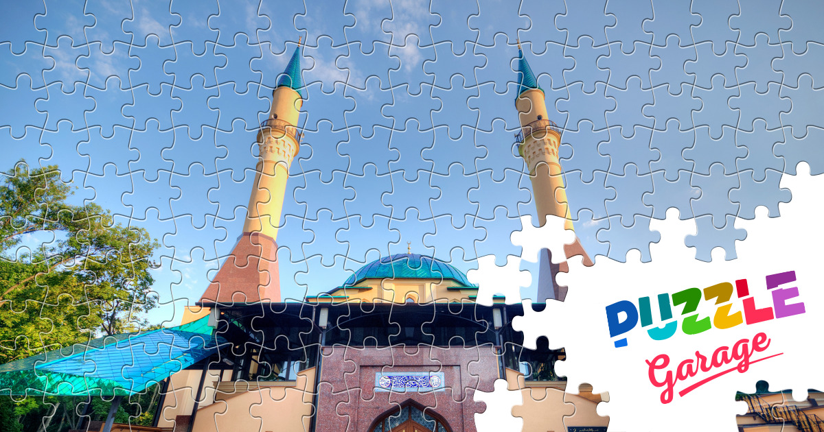 Akhat-Jami Mosque Jigsaw Puzzle (Countries, Ukraine) | Puzzle Garage