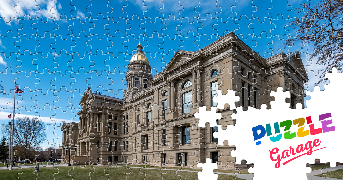 Wyoming State Capitol in Cheyenne Jigsaw Puzzle (Countries, USA ...