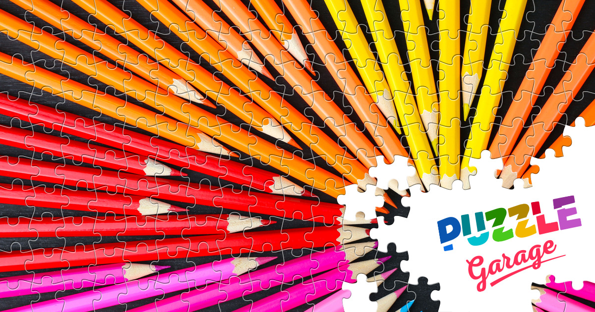 Pencils of different colors Jigsaw Puzzle (Stuff, Tools) | Puzzle Garage