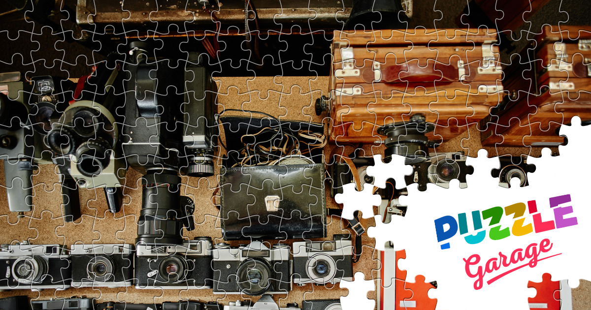 Retro cameras Jigsaw Puzzle (Stuff, Foto cameras) | Puzzle Garage