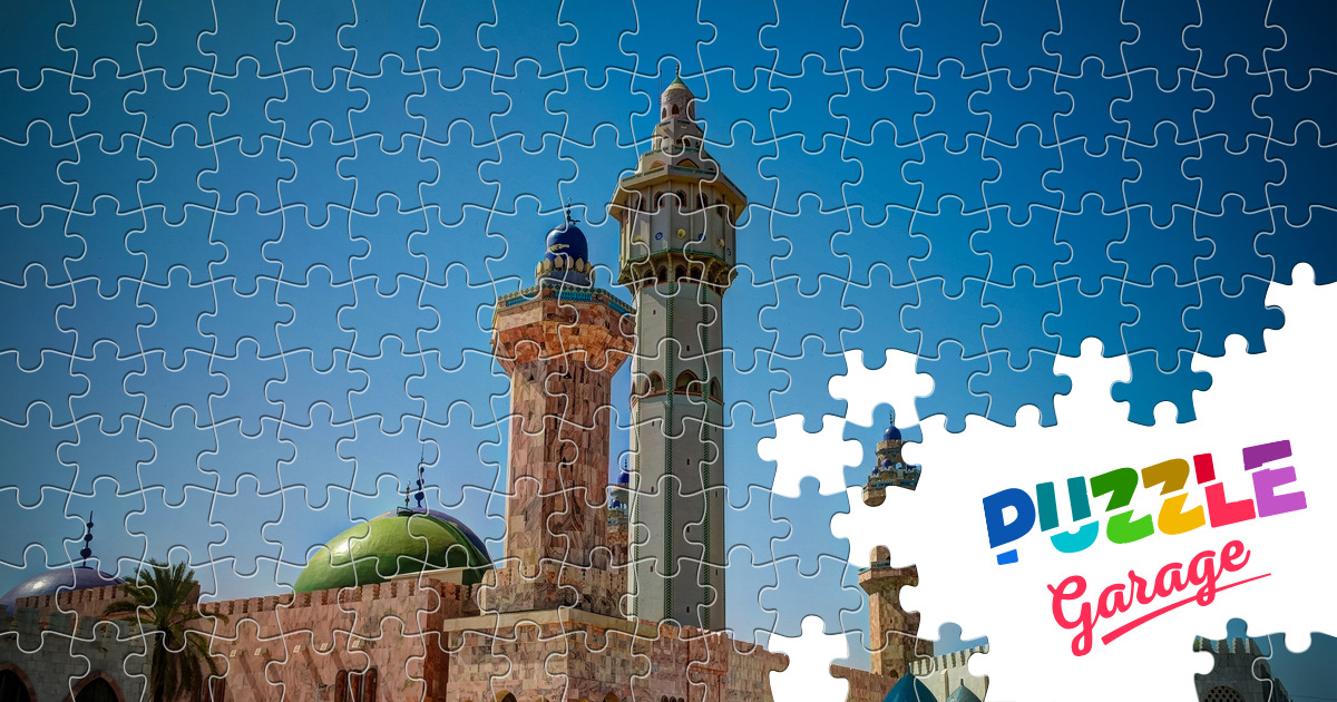 Great Mosque of Touba Jigsaw Puzzle (Architecture, Temples) | Puzzle Garage