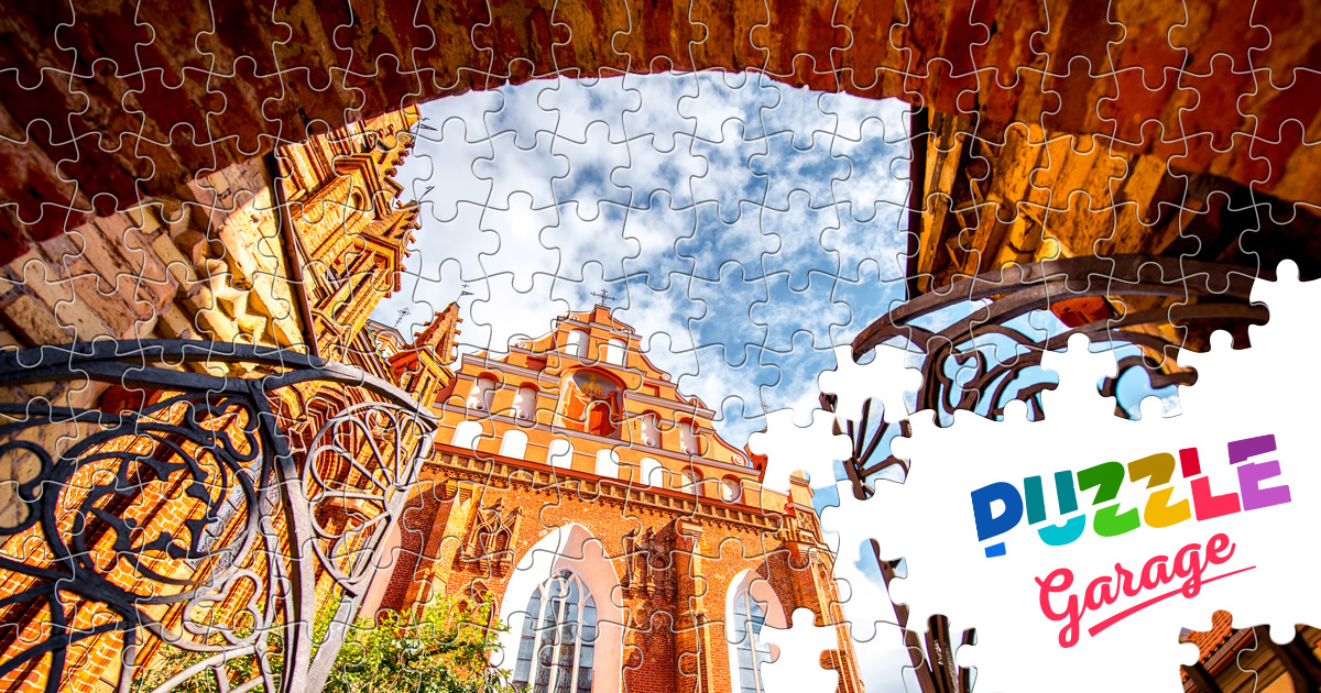 Church of St. Francis of Assisi Jigsaw Puzzle (Countries, Lithuania ...