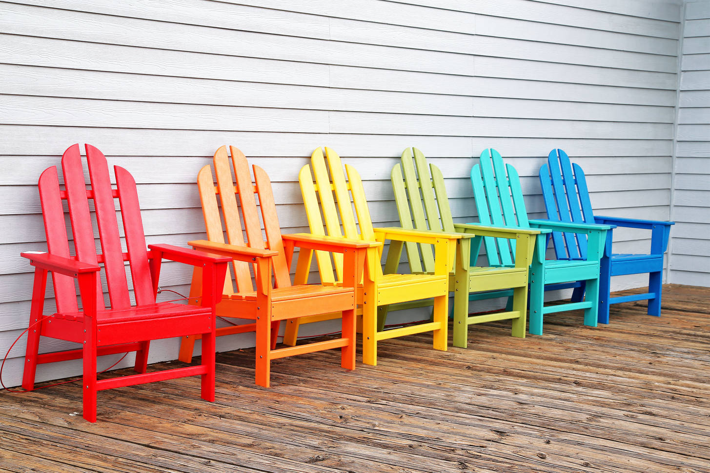 Multicolored wooden chairs Jigsaw Puzzle (Home, Interiors) | Puzzle Garage