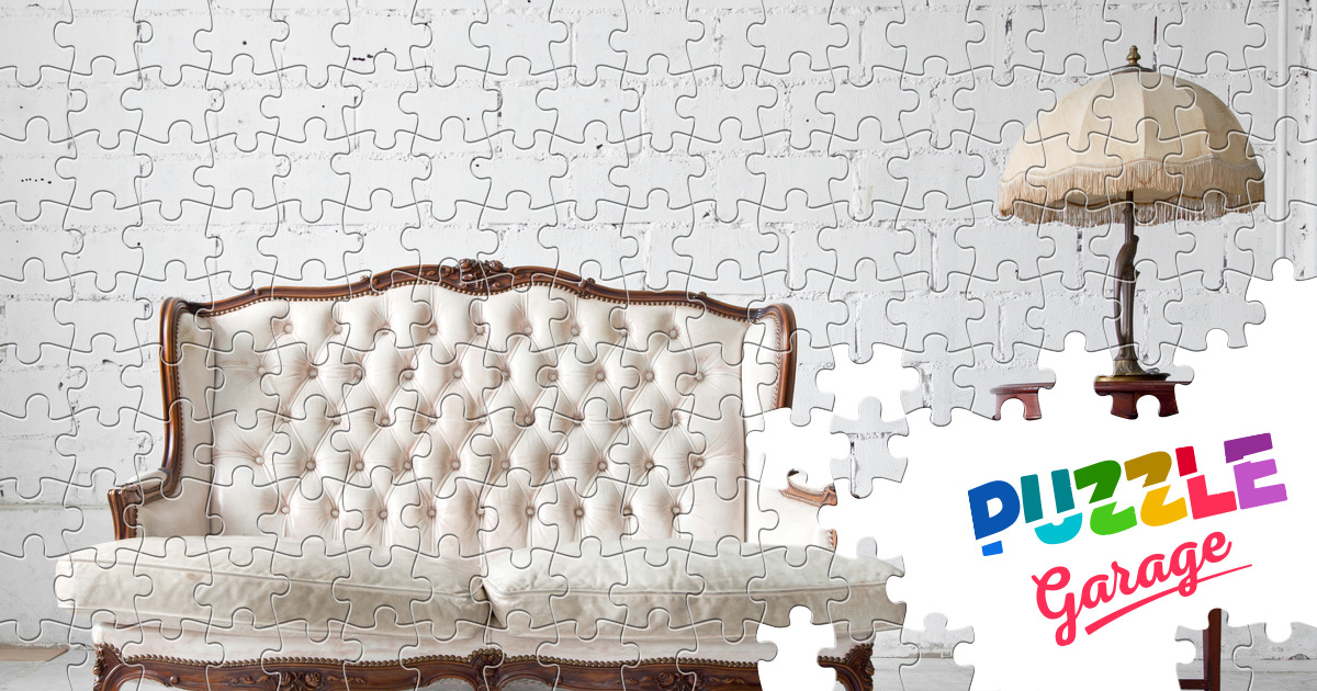 White antique furniture Jigsaw Puzzle (History, Flea market) | Puzzle ...