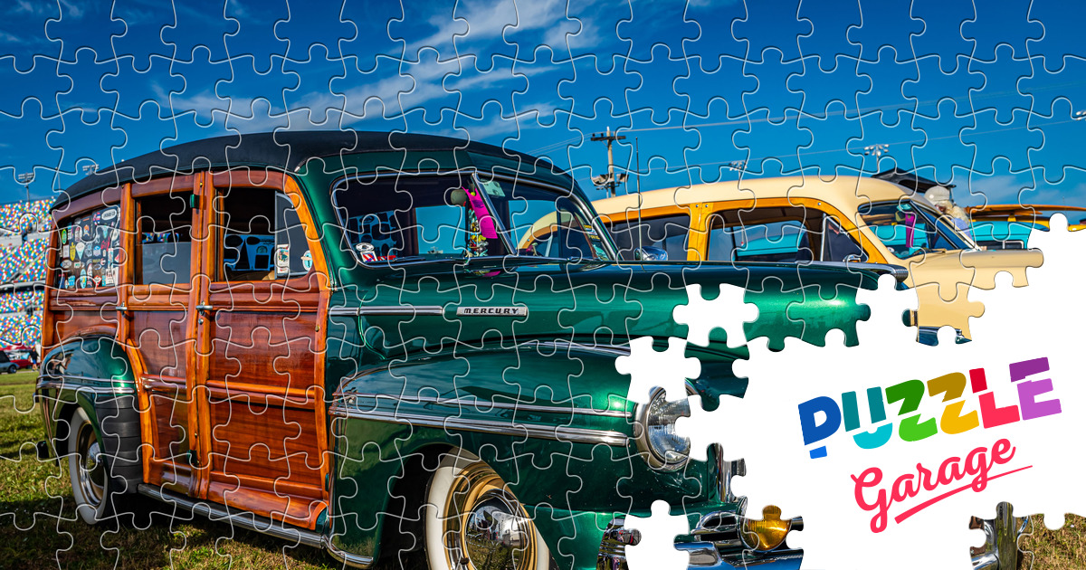 Retro station wagon Jigsaw Puzzle (Technics, Auto) | Puzzle Garage