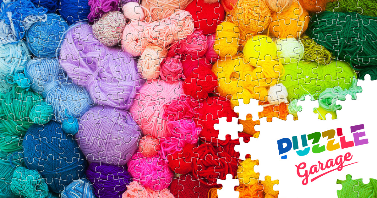 Multi-colored balls of yarn Jigsaw Puzzle (Home, Needlework) | Puzzle ...