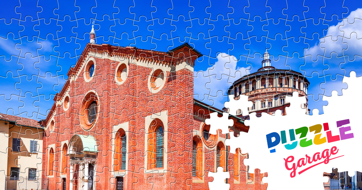 Church of Santa Maria delle Grazie Jigsaw Puzzle (Countries, Italy ...
